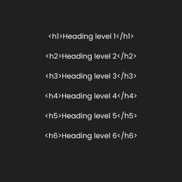 The Ultimate Beginner’s Guide to HTML Headings | connective3
